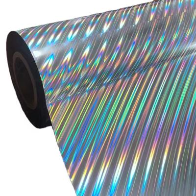 China Pillar of Light True Seamless Bopp Pet Good Holographic Effect Metalized Holographic Film for Packaging and Printing for sale