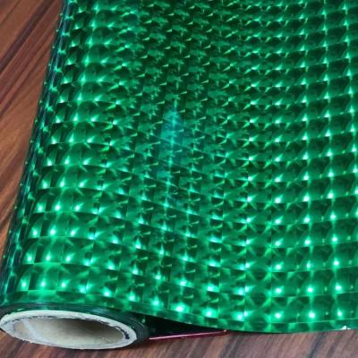 China PET Colorful Cat-Eye 3D Metallized Lens Film for Decoration & Packaging for sale