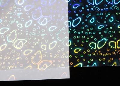 China Holographic Butterfly Pattern Transparent Vinyl Cold Lamination Film Self-Adhesive, Easy Cold Lamination, Great for DIY Stickers for sale