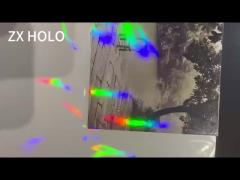 Kleefstof Sticker Regenboog zelfklevend Transparent PVC PP Holografische Film A4 Vinyl Plaat Waterdicht Koud Holografische Laminatie Film