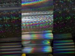 Holographic lamination MET film