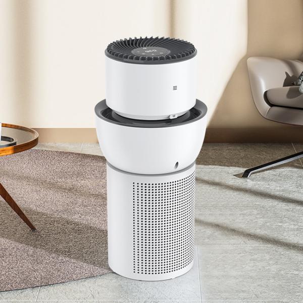 CADR Evaporative Humidifier Air Purifier Diffuser Machine 2 In 1 150m³/H