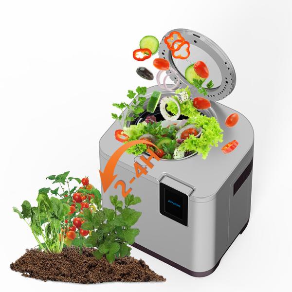 4.5L grote capaciteit huishoudelijk voedsel afvalcomposter met geactiveerd koolstoffilter