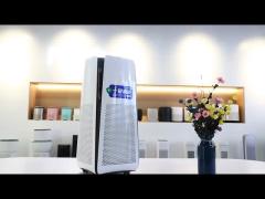 Máquina de purificação de ar portátil de filtro Hepa 110V 68W para salas grandes