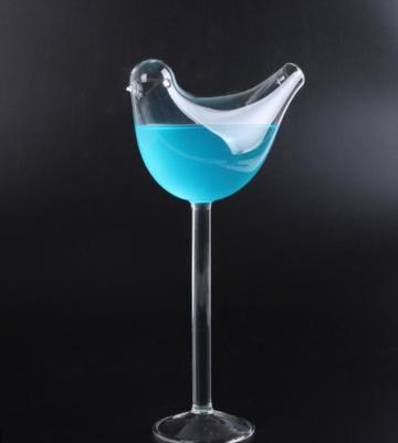 China O pássaro transparente original dá forma a Juice Beverage Cocktail Glass Bottle 201-300ml para a loja da barra à venda