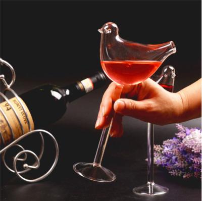 China O pássaro transparente original dá forma a Juice Beverage Cocktail Glass Bottle 201-300ml para a loja da barra à venda