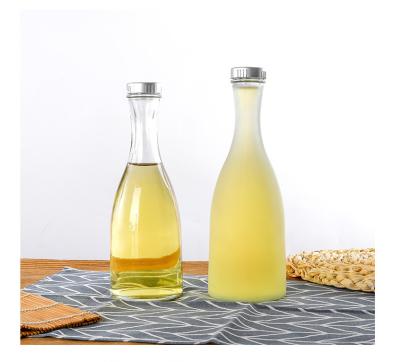 China Bebida de vidro de vidro Juice Bottle do fruto da garrafa do armazenamento do frasco 250ml 375ml 500ml à venda