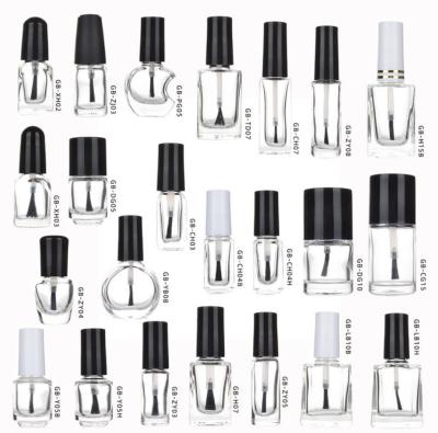 Cina Bottiglie vuote di vetro H2.6in dello smalto 15ml in vendita