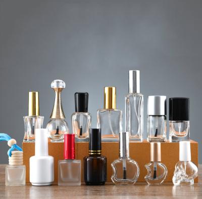 Cina Bottiglie vuote di vetro H2.6in dello smalto 15ml in vendita