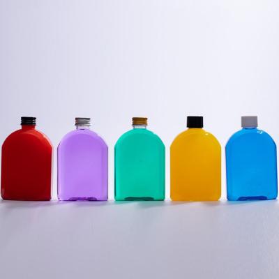 Cina Miscela fredda 50ml della bottiglia di acqua rettangolare piana trasparente a 500ml PETG in vendita