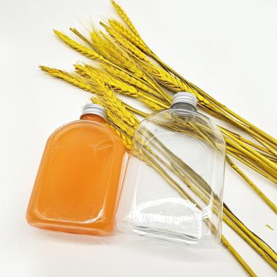 Cina Miscela fredda 50ml della bottiglia di acqua rettangolare piana trasparente a 500ml PETG in vendita