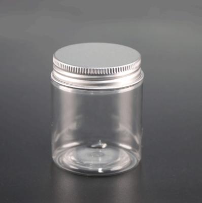 Cina placcatura UV trasparente dei barattoli di plastica matti dell'ANIMALE DOMESTICO dei cereali di 80ml 120ml in vendita