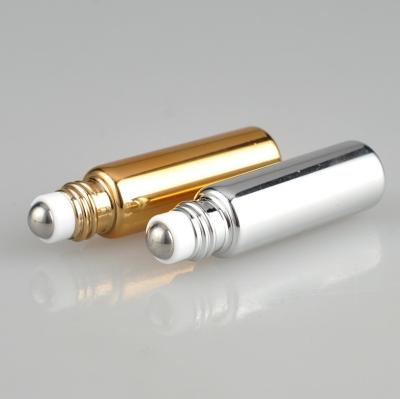 China o rolo vazio da aromaterapia de 10ml 6ml engarrafa anti UV do revestimento de prata à venda