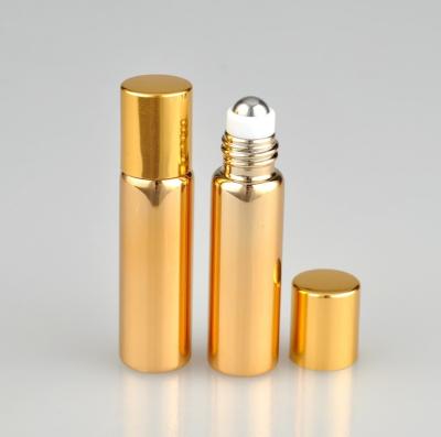 China o rolo vazio da aromaterapia de 10ml 6ml engarrafa anti UV do revestimento de prata à venda