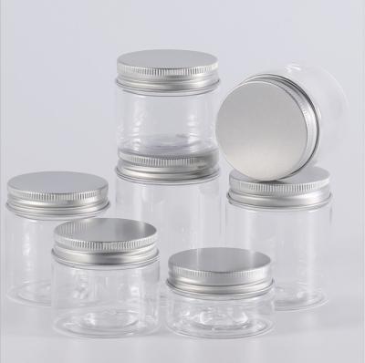 Cina Il recipiente di plastica a 2,3 pollici del burro di arachidi dell'ANIMALE DOMESTICO del diametro stona 2oz con la guarnizione a perfetta tenuta in vendita