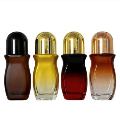 Cina Contenitori cosmetici di vetro di H6.85in D2.68in intorno alle bottiglie ottagonali del rullo del profumo in vendita