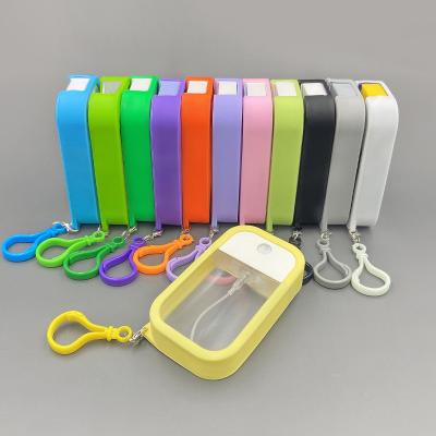 Cina Tipo di carta disinfettante dell'alcool ANIMALE DOMESTICO della catena chiave della bottiglia dello spruzzo mini 2cm densamente in vendita