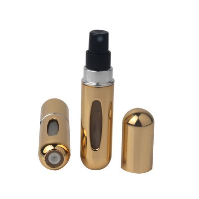 Cina Il cosmetico di alluminio dello spruzzo dell'atomizzatore del profumo imbottiglia 80*16.5mm 5ml riutilizzabile 8ml in vendita