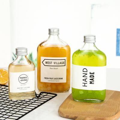 Κίνα Ελεύθερα επίπεδα μπουκάλια 500ml γυαλιού κρυστάλλου PB cOem για το χυμό ποτών βότκας προς πώληση