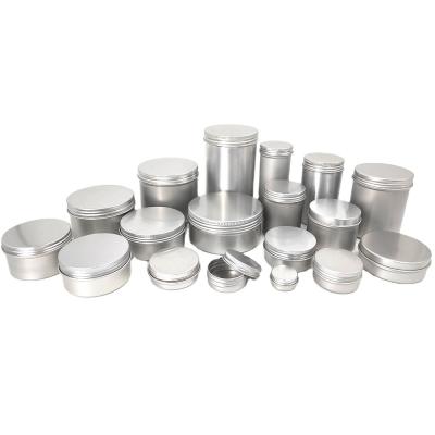 Cina 20ml al barattolo cosmetico 3.9in Dia Screw Top Aluminium Tins del metallo 250ml in vendita