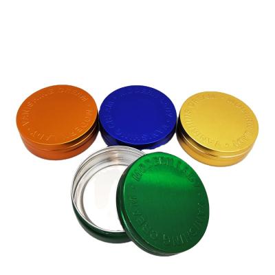Cina 20ml al barattolo cosmetico 3.9in Dia Screw Top Aluminium Tins del metallo 250ml in vendita