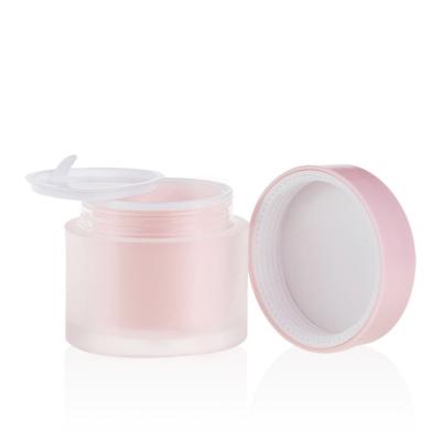 Cina Pompa cosmetica di plastica 50g 120g TSA della lozione dei contenitori di rosa in vendita