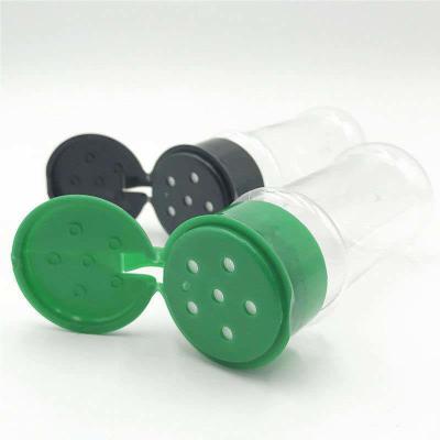 Cina impermeabile antipolvere della spezia della radura 3.5oz dei barattoli di plastica degli agitatori per sale e pepe in vendita