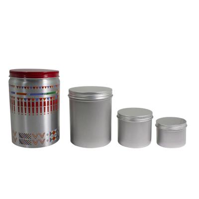 Cina Barattolo cosmetico di Tin Box Tin Can Aluminum del barattolo del metallo della crema 5ML-250ML in vendita