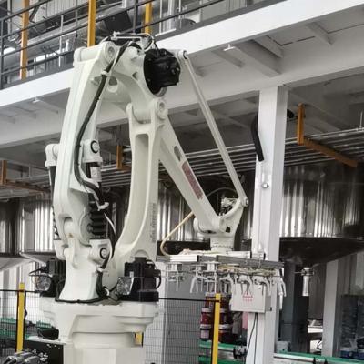 China The Original Manufacturer Of The Fully Automatic Palletizing Robot For Food Factories, Which Automatically Palletizes Cartons To Pallets for sale