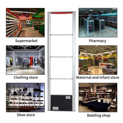 China Supermarket Retail Shop 8.2MHz RF EAS System MONO Aluminum Alloy Structure Black ABS Base for sale