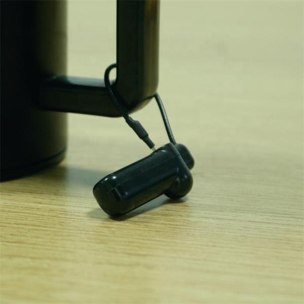 Quality Black EAS 8.2MHz Hard RF Security Tag With Steel Wire For Retail Store for sale