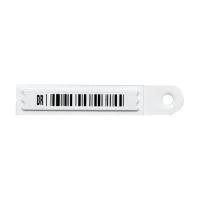 China AM 58KHz EAS Security Soft Label 60x11x2mm with String Bar Code for Jewelry Anti-Theft for sale