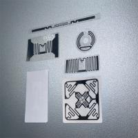 China Security RFID Soft Label Silver Roll Customizable Chip Code Size for sale
