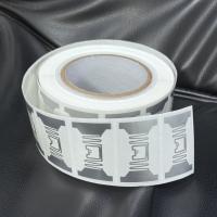China Security RFID Soft Label Silver Roll Customizable Chip Code Size for sale