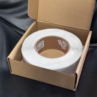 China RF 8.2MHz EAS Soft Security Tags Round Diameter 40mm with Barcode for Retail Stores for sale