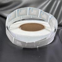 China RF 8.2MHz Security Soft Label 30x30mm Coated Paper EAS Tag Without Barcode for sale
