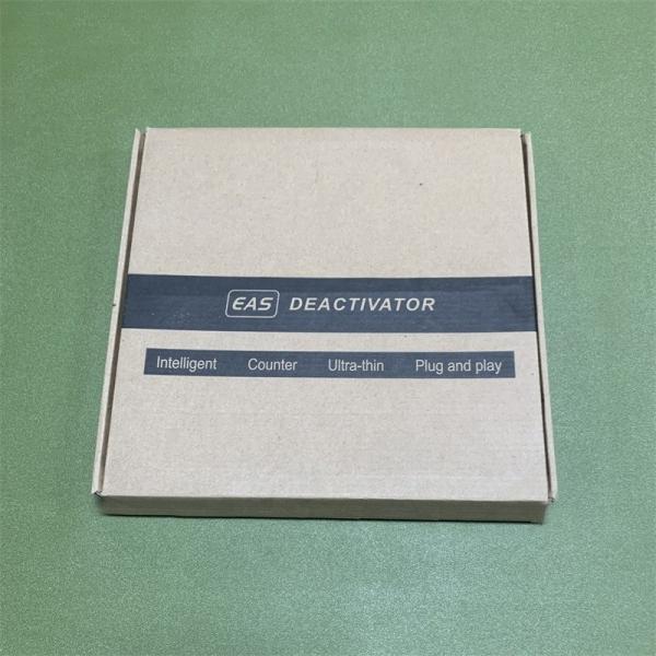 8Desactivador de etiquetas RF de.2MHz EAS Panel de vidrio negro Desgausser de etiquetas blandas