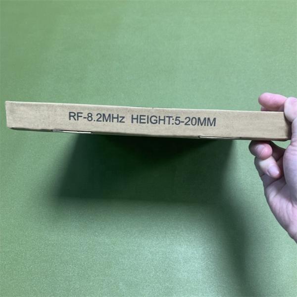 8Desactivador de etiquetas RF de.2MHz EAS Panel de vidrio negro Desgausser de etiquetas blandas