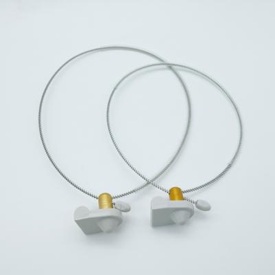 China 58KHz EAS AM Security Hard Tag With 140mm Steel Wire For Can Bottle Etc for sale