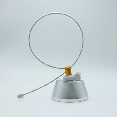 China 58KHz EAS AM Security Hard Tag With 140mm Steel Wire For Can Bottle Etc for sale
