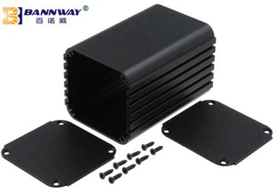 China Black Color Custom Extruded Aluminum Enclosures Anodized Surface Finishing for sale