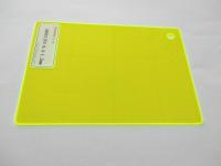 China Rectangular Fluorescent Green Helmet Polycarbonate Sheet for sale