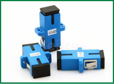China Plastic or Metal Housing Fiber Optic Attenuator Fixed SC.Flange type 5dB 7dB 10dB 15dB 20dB for sale