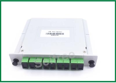 China Insert Type OFiber Optic PLC Splitter 1x8 PON optical fiber splitter for sale