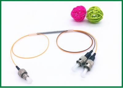 China Single Mode Fused Fiber Coupler Coupling Ratio 20/80 , 2 To 1 Optical Splitter for sale