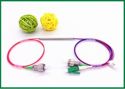China Fused Fiber Coupler 1x2 With LC/APC Connector  820nm Fttx Fiber Optic Splitters for sale