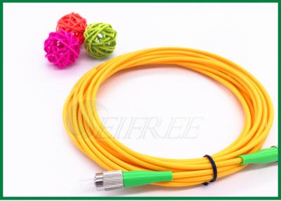 China FC/APC  Simplex Fiber Optic Patch Cord Single Mode LSZH cable Ultra fiber for sale