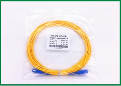 China 2.0mm Pigtail Fiber Optic Patch Cord Simplex Single Mode G657A for sale