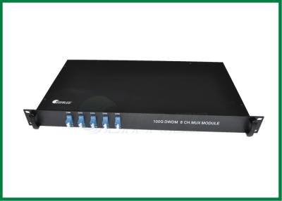 China High Stability Passive Fiber Optic DWDM multiplexer 100G  in 19