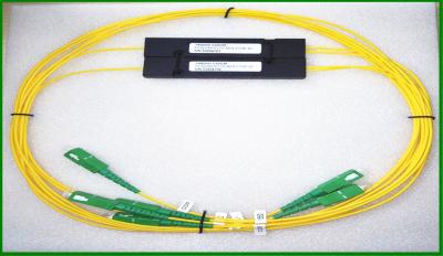 China 1X2 ports CWDM Mux Demux Multiplexer  / PON Networks / CATV optic fiber splitter for sale